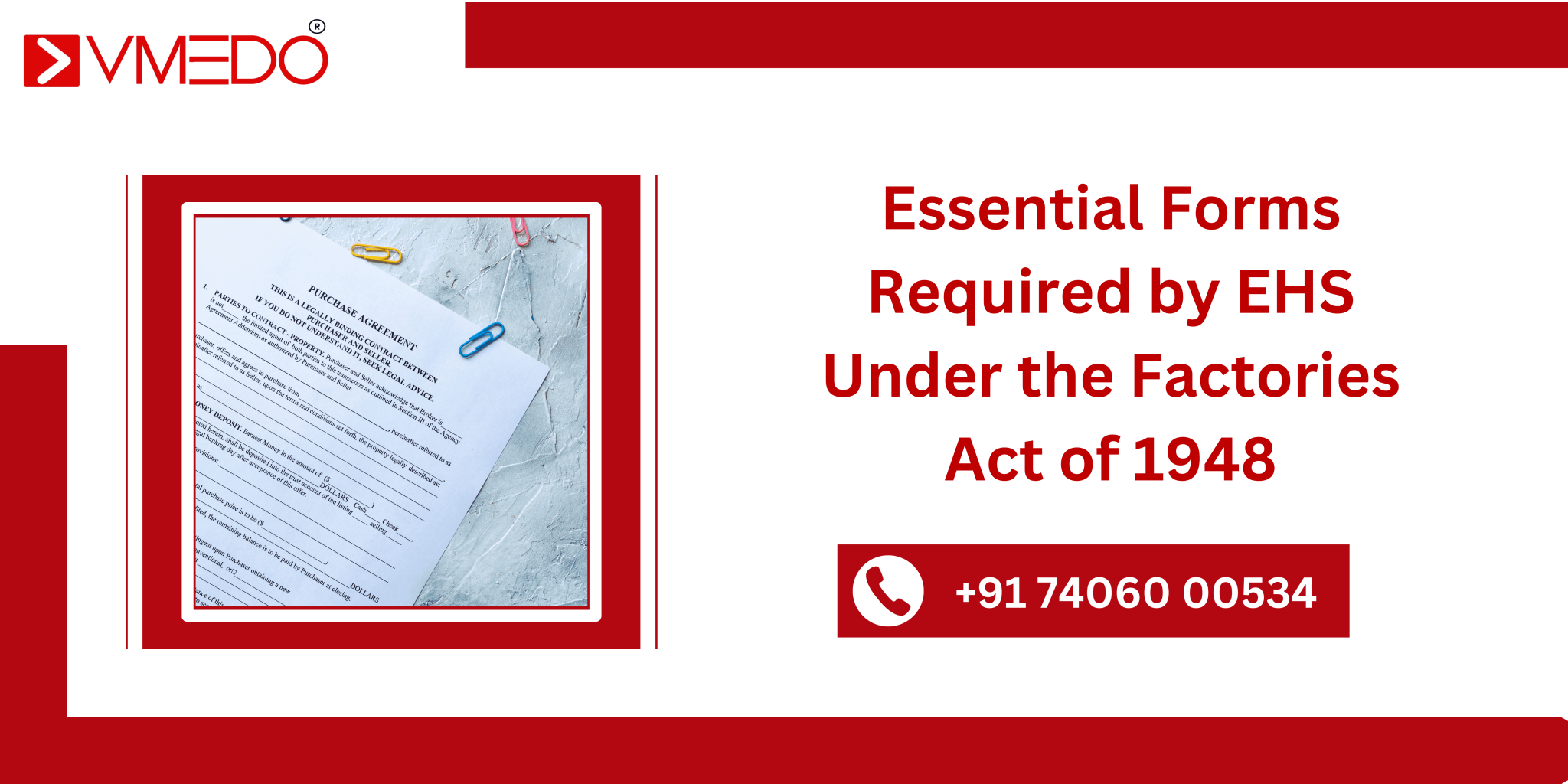 Important Forms For EHS as per the Factories Act of 1948 - VMEDO Blog